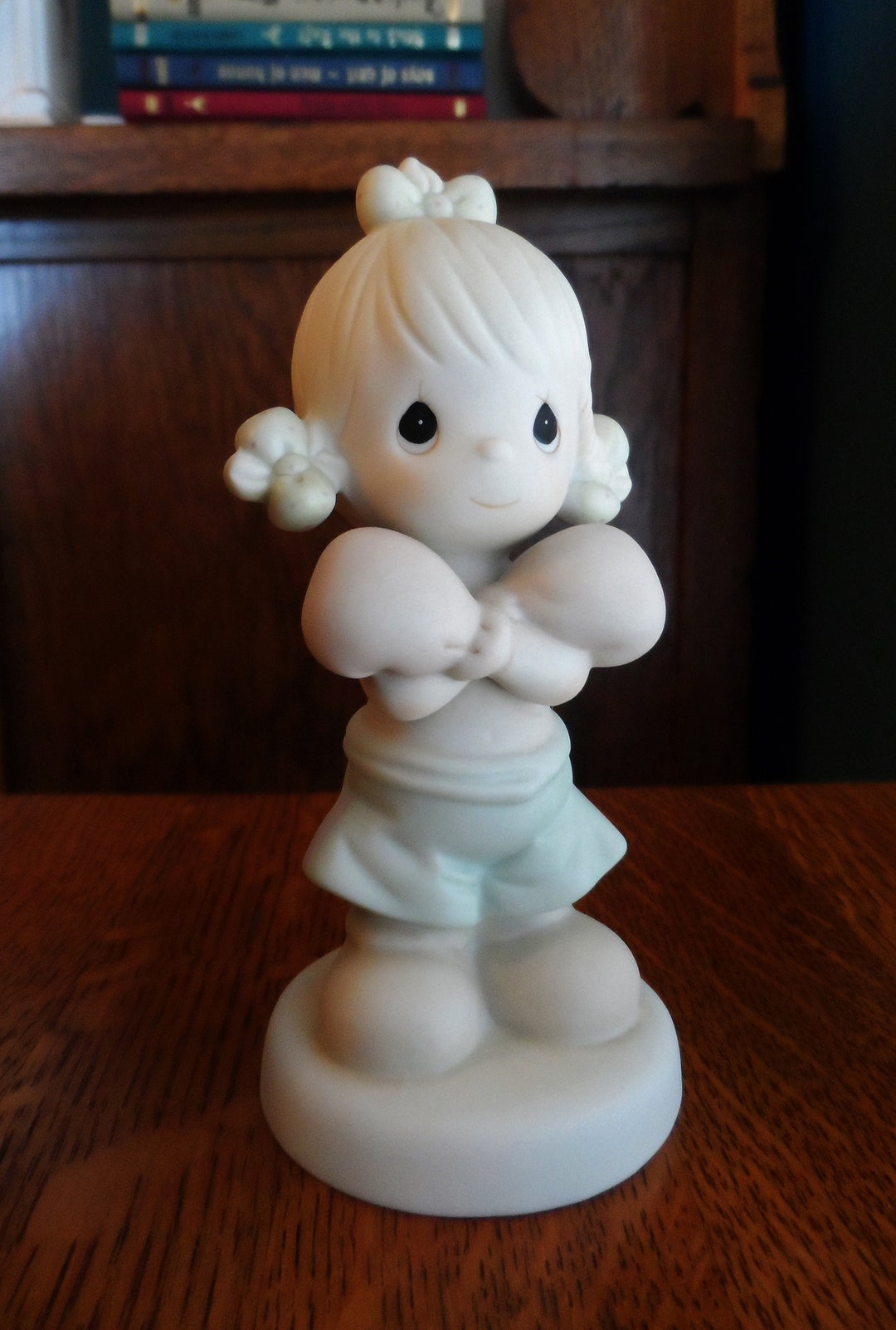 Vintage Enesco Precious Moments, Faith is A Victory, 1989, Original Box ...