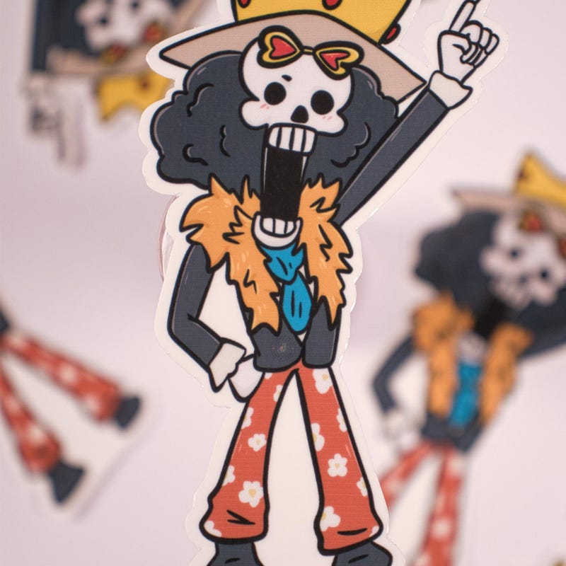 One Piece Stickers Brook - Etsy