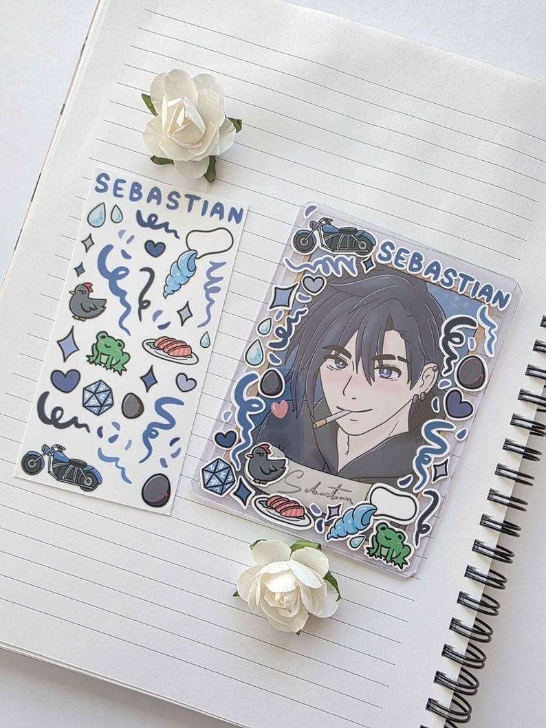 Stardew Valley SDV Sebastian Deco Kit - Journal, Decoration, Sticker ...