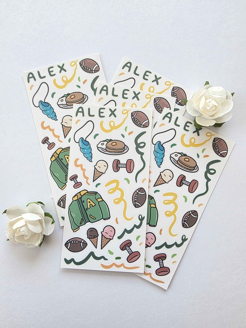 Stardew Valley SDV Alex Deco Sheets - Journal, Decoration, Sticker ...