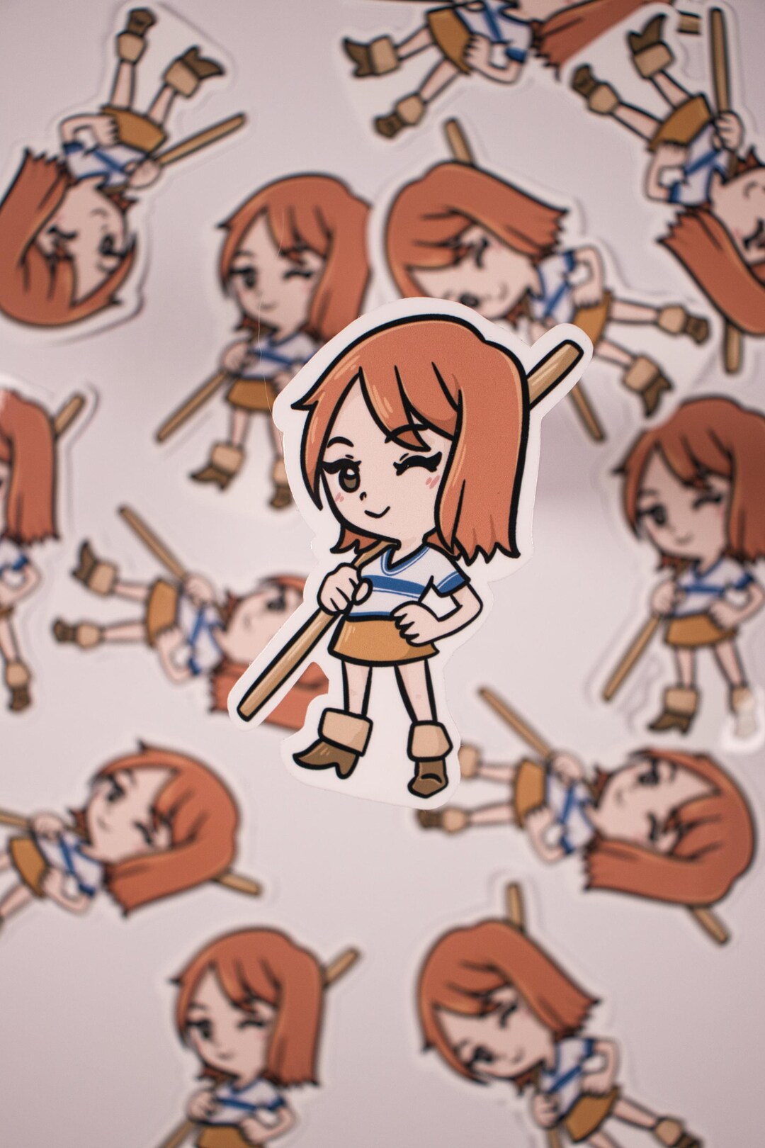 One Piece Nami Die-cut Sticker Kawaii, Water Resistant Bujo for Bullet ...