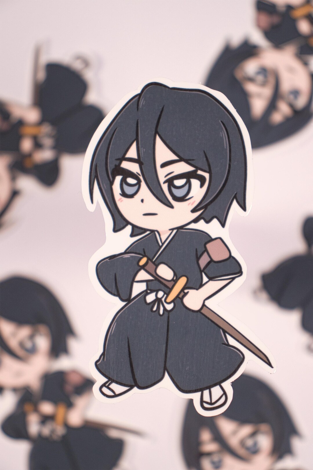 Bleach Rukia Die-cut Sticker Kawaii, Water Resistant Bujo for Bullet ...