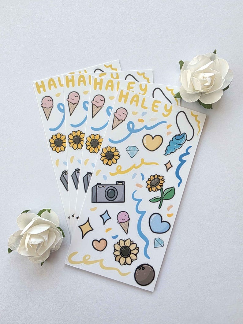 Stardew Valley SDV Hayley Deco Sheets - Journal, Decoration, Sticker ...