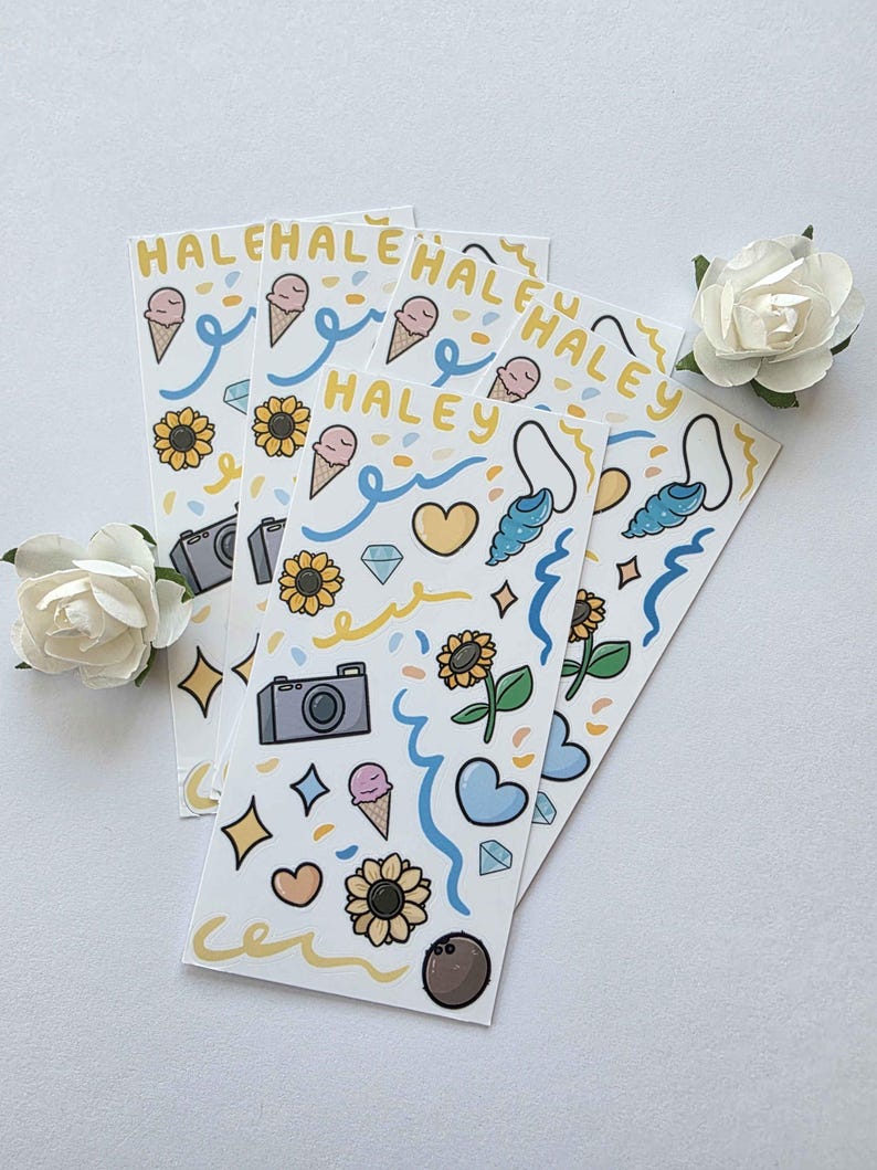 Stardew Valley SDV Hayley Deco Sheets - Journal, Decoration, Sticker ...