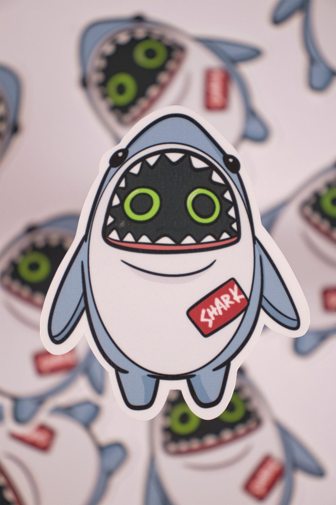 Zenless Zone Zero - Bang Boo - Shark Boo - Die-cut Sticker Kawaii ...