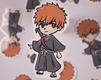 Bleach - Toshiro - Die-cut Sticker Kawaii, Water Resistant Bujo for ...