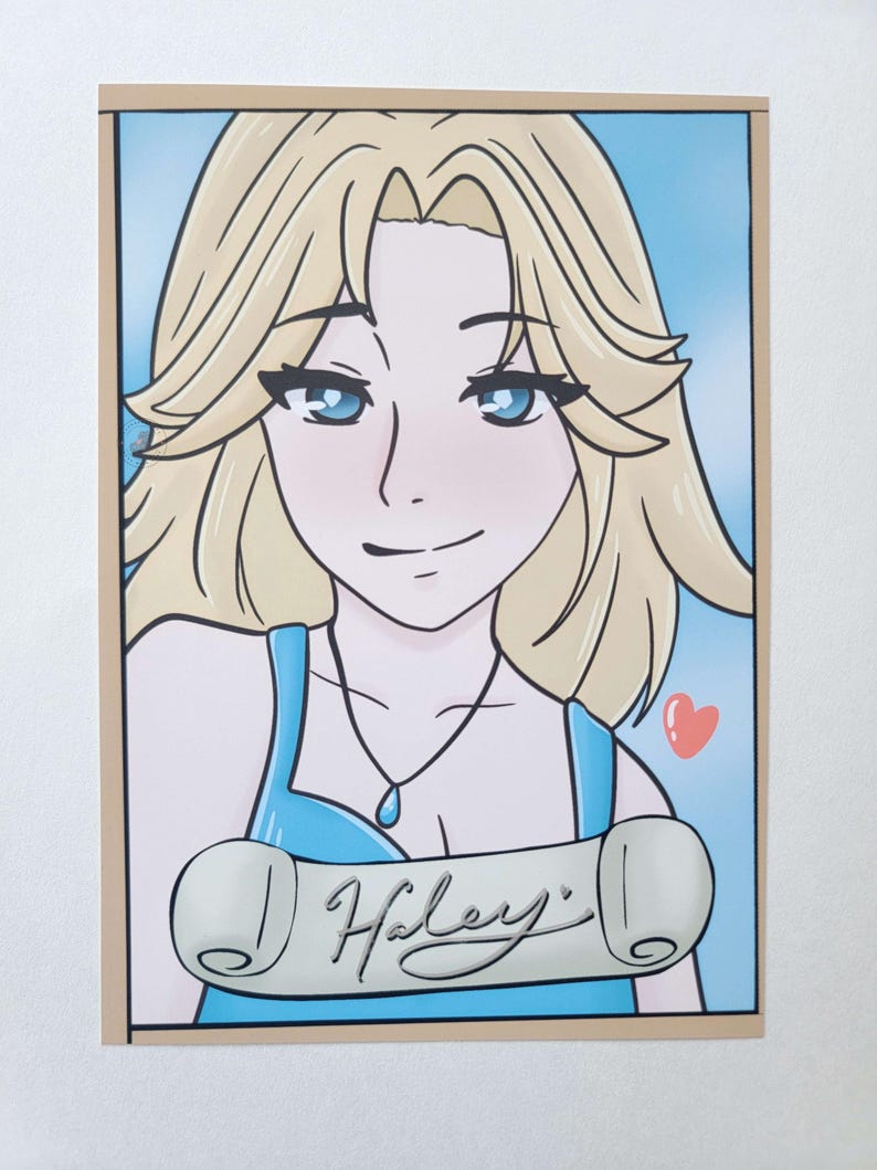 Stardew Valley SDV - Haley Print - SV Prints, Haley Art, Prints ...