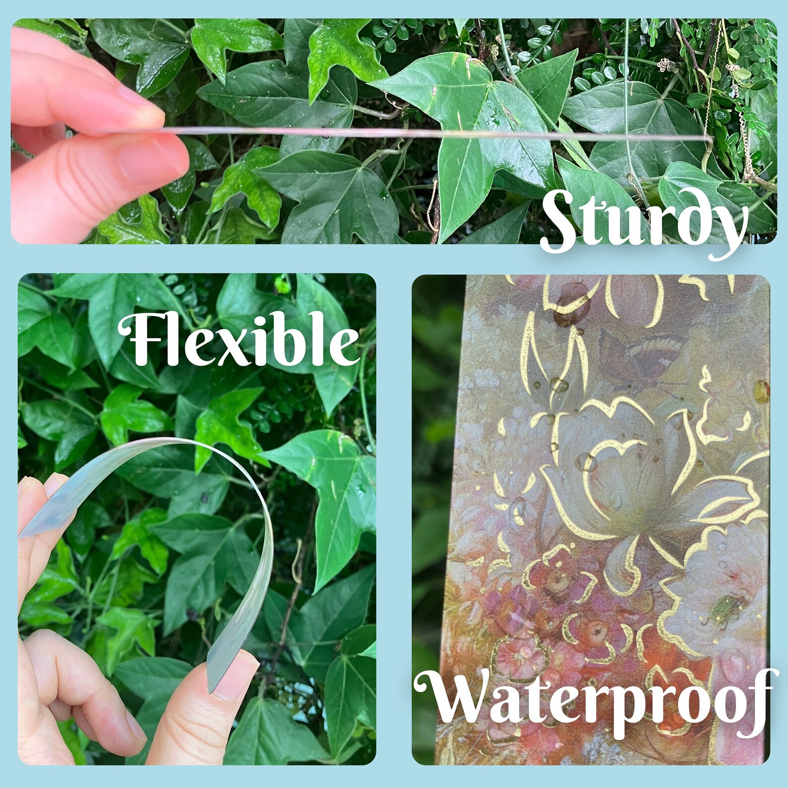 Irises by Van Gogh PVC Bookmark Renaissance Art, Painting, Gold Foiled ...