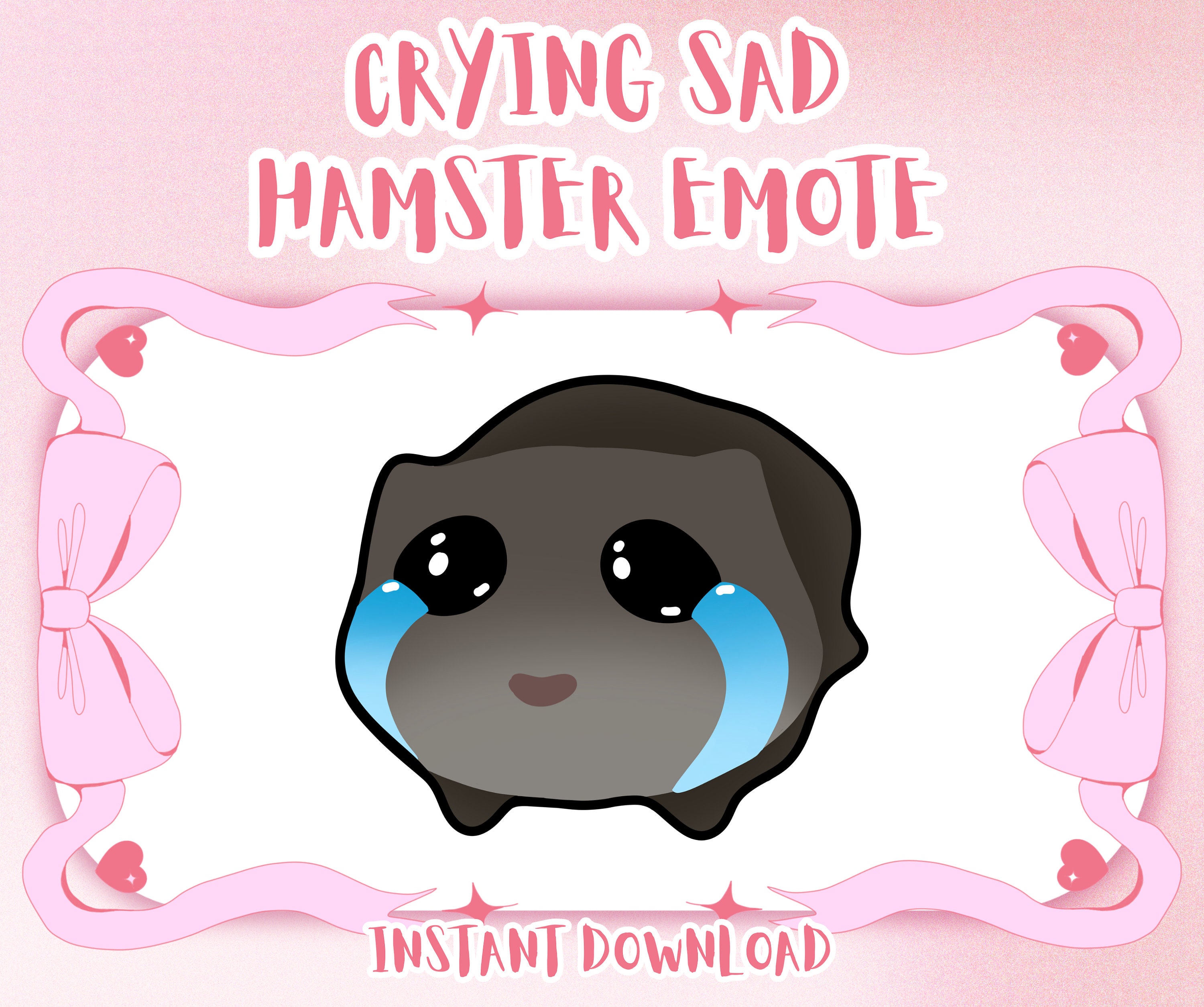 SAD HAMSTER MEME 9 Emote Bundle for Twitch Discord Youtube Stream ...