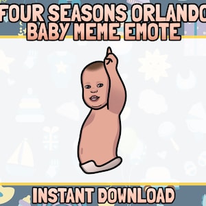 FULLY CONSCIOUS BABY Meme Emote for Twitch Discord Youtube Stream ...