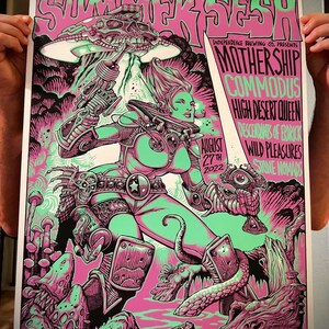 Summer Sesh IV Poster Silk Screen Limited Edition - Etsy