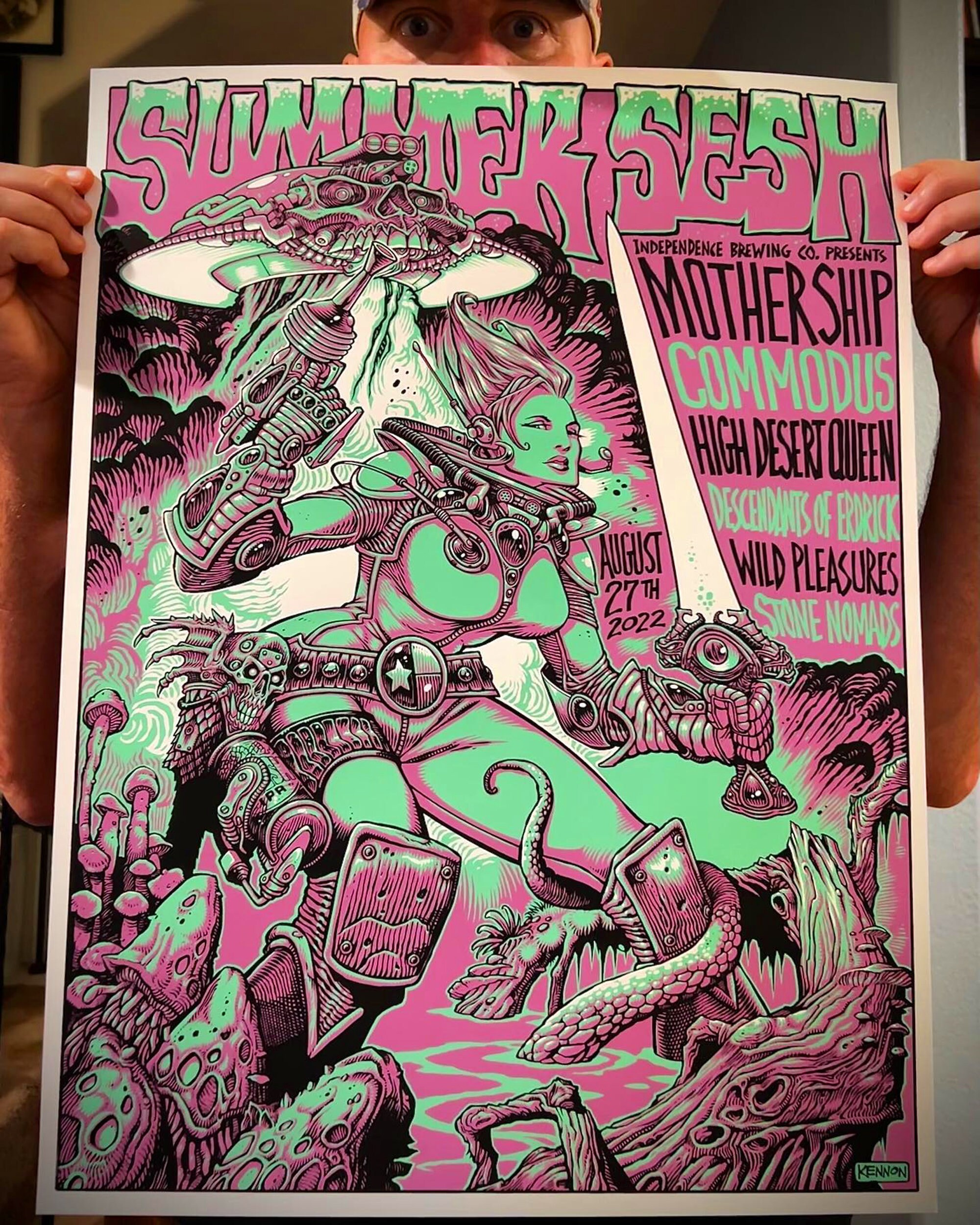 Summer Sesh IV Poster Silk Screen Limited Edition - Etsy