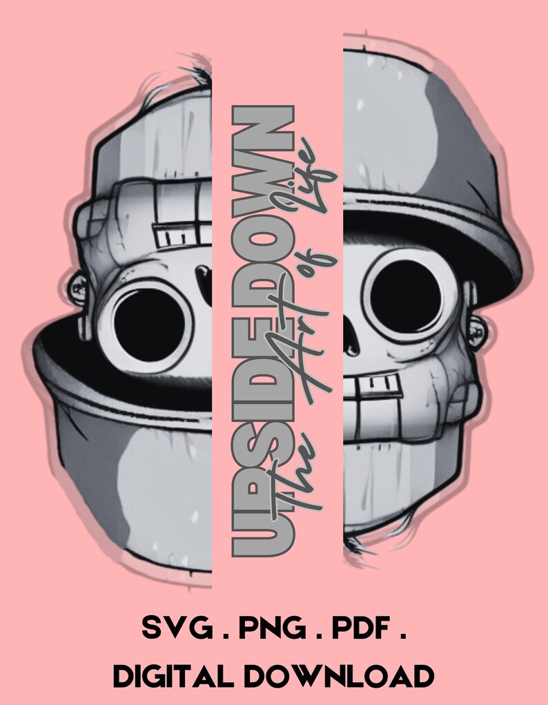 Upside Down Svg/upside Down Png/upside Down Pdf/trendy Printable ...