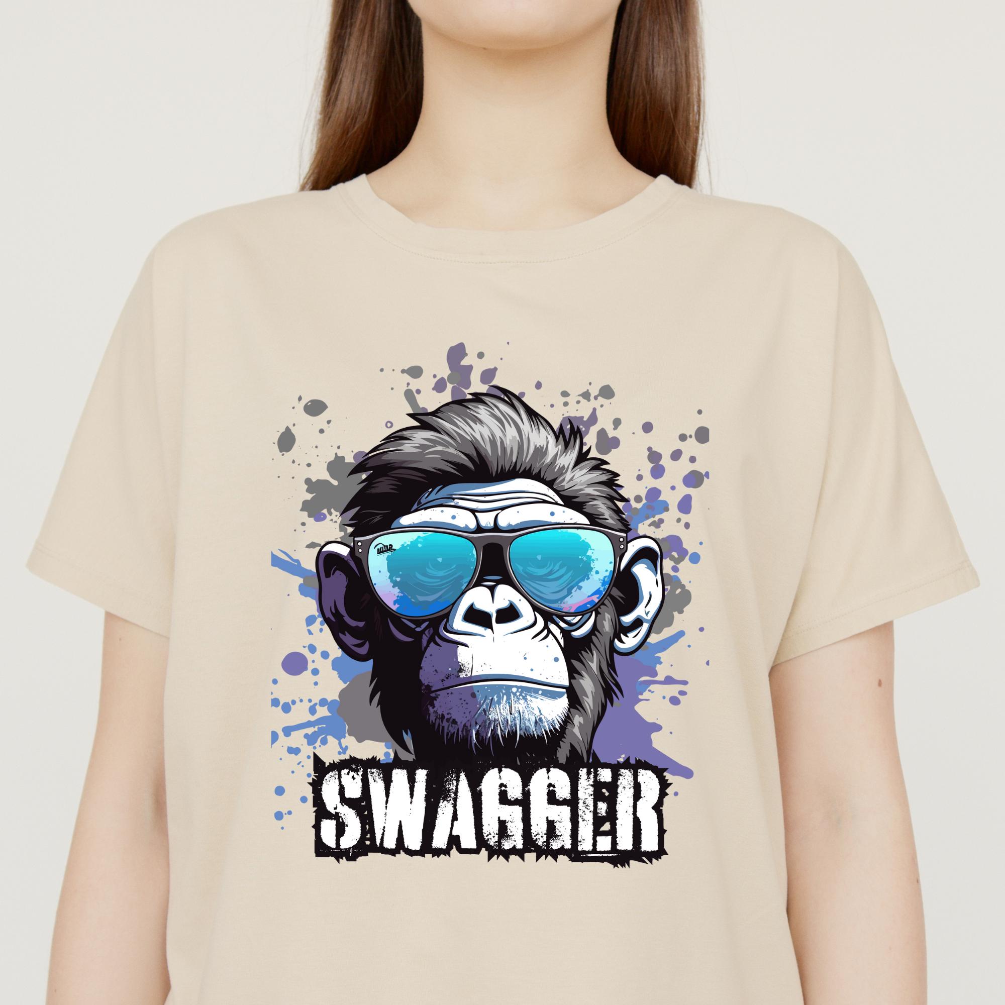 Swagger Svg Png Pdf, Monkey Full of Swag, Svg Print Arts, Swagger ...