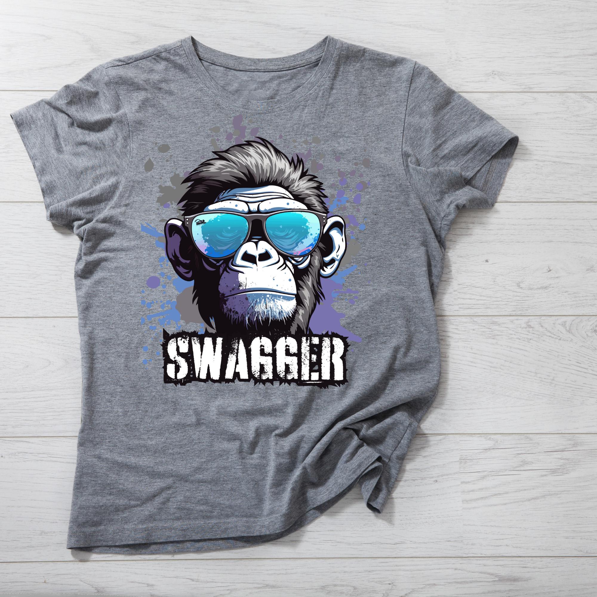 Swagger Svg Png Pdf, Monkey Full of Swag, Svg Print Arts, Swagger ...