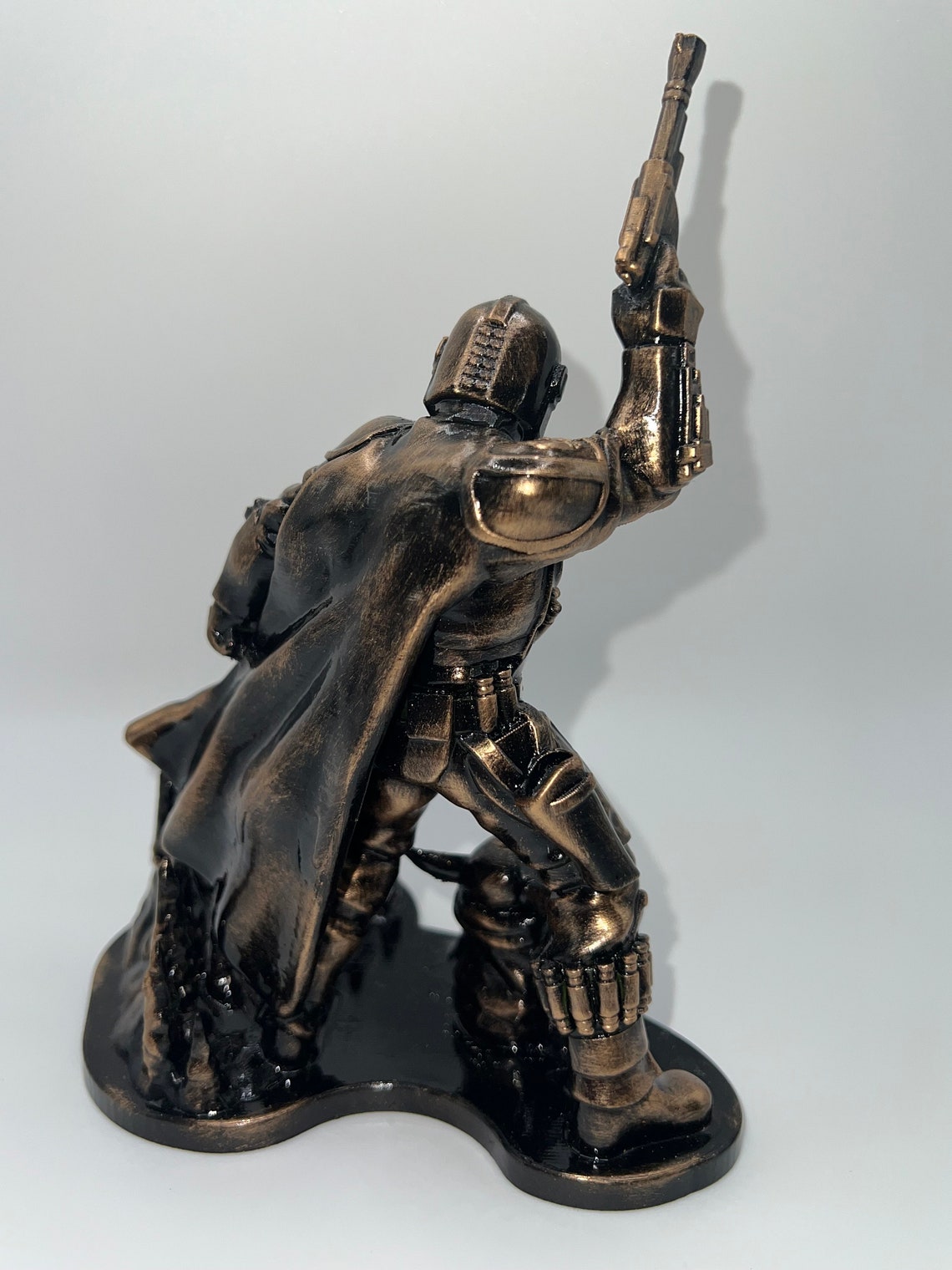 Mandalorian & Grogu Sculpture - Star Wars Inspired - Hand Painted 3D ...