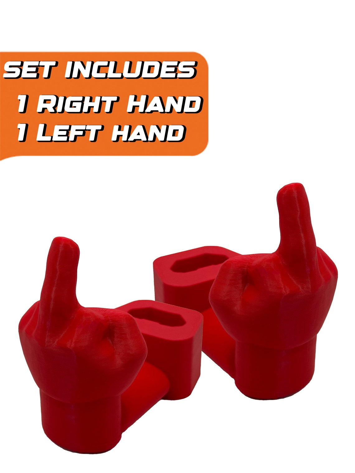 Funny Middle Finger Accessory for Milwaukee Packout Toolbox Set of 2 ...