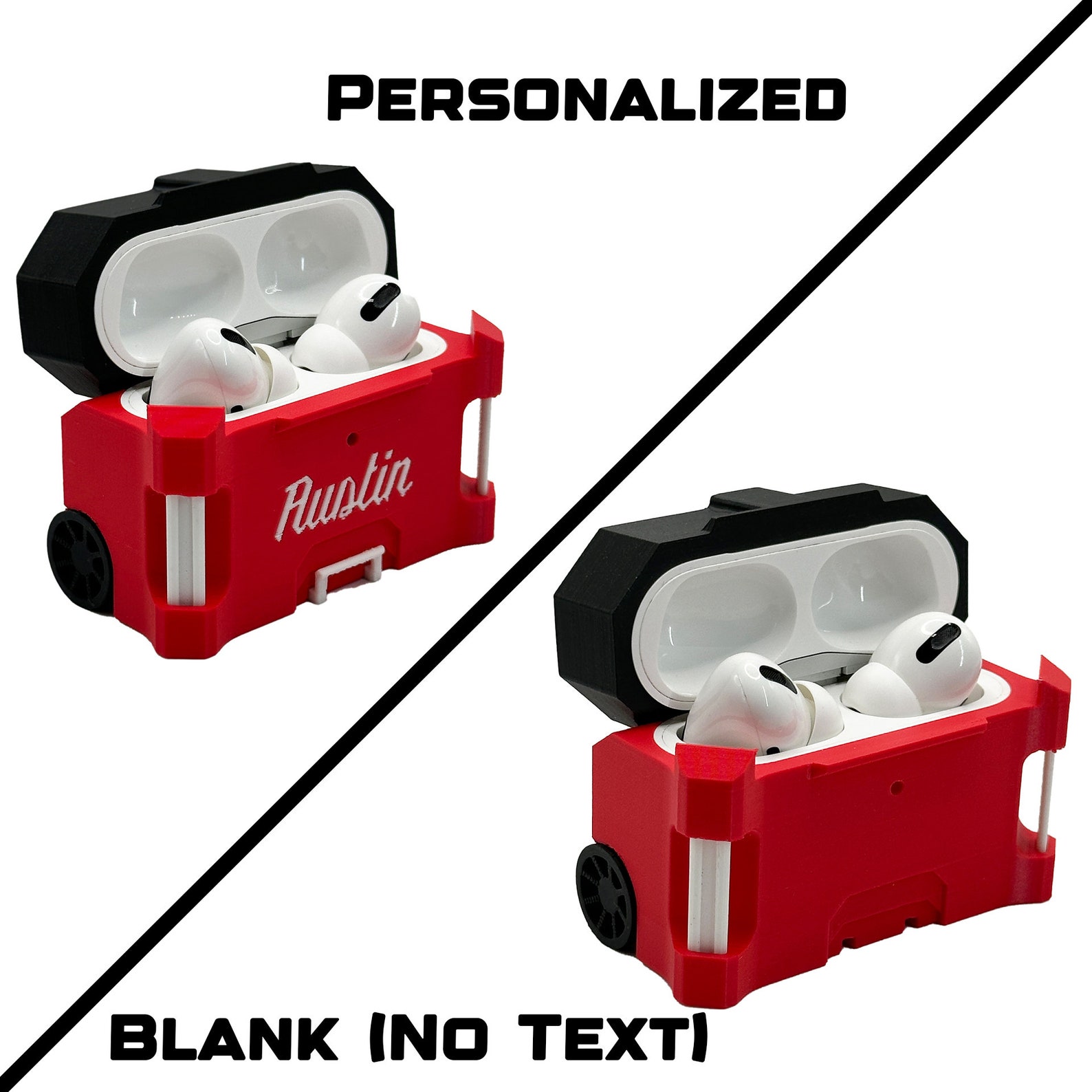 Packout Style AirPod Case Personalized 3D Printed Milwaukee Packout ...