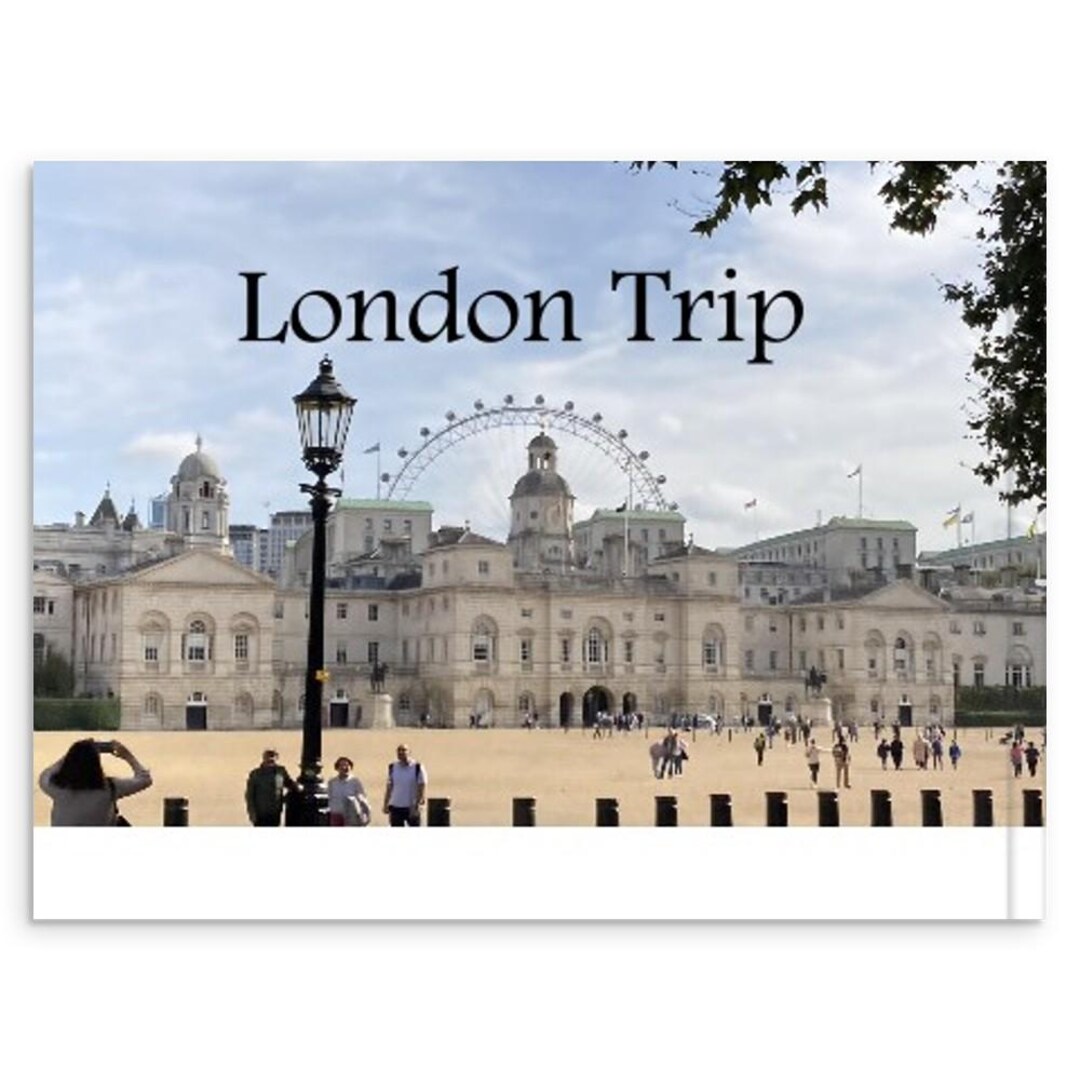 Hardcover Photo Book, London Trip, London Photo Book, the Household ...