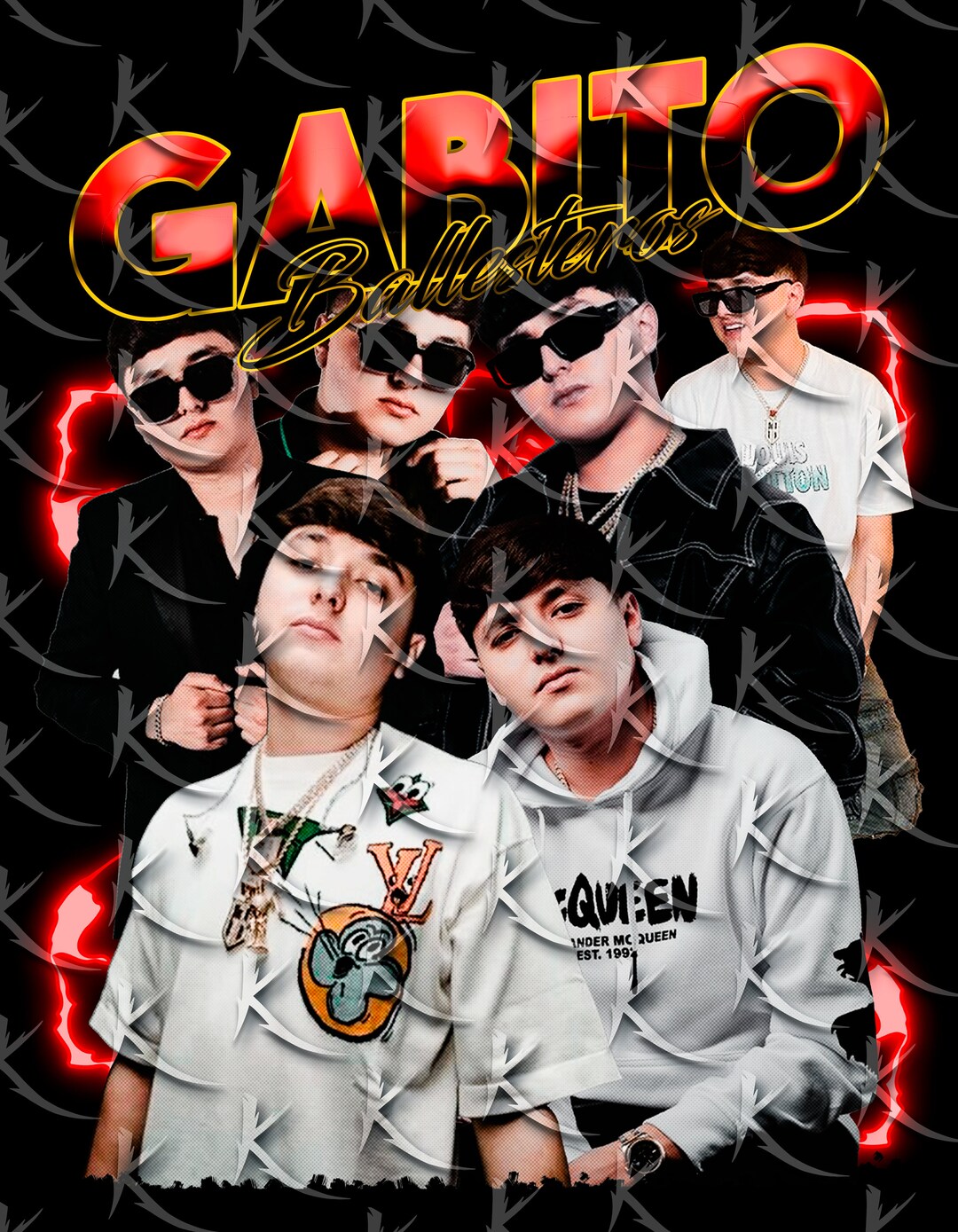 Gabito Ballesteros PNG, Corritos Tumbados, CT, CT Gabito Ballesteros - Etsy