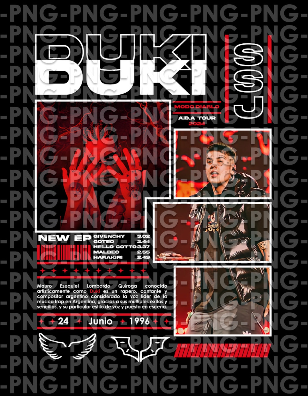 DUKI SSJ, Diseño para DTF, png, alta calidad, Descarga Instantanea ...