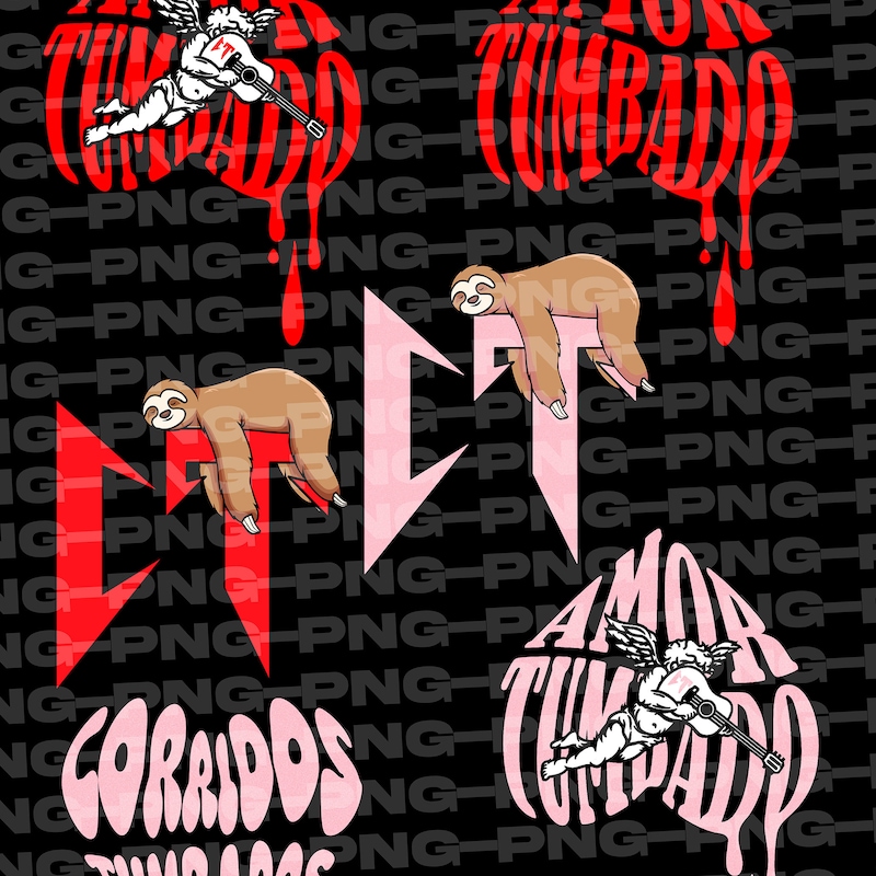 Logo corridos tumbados - Etsy México