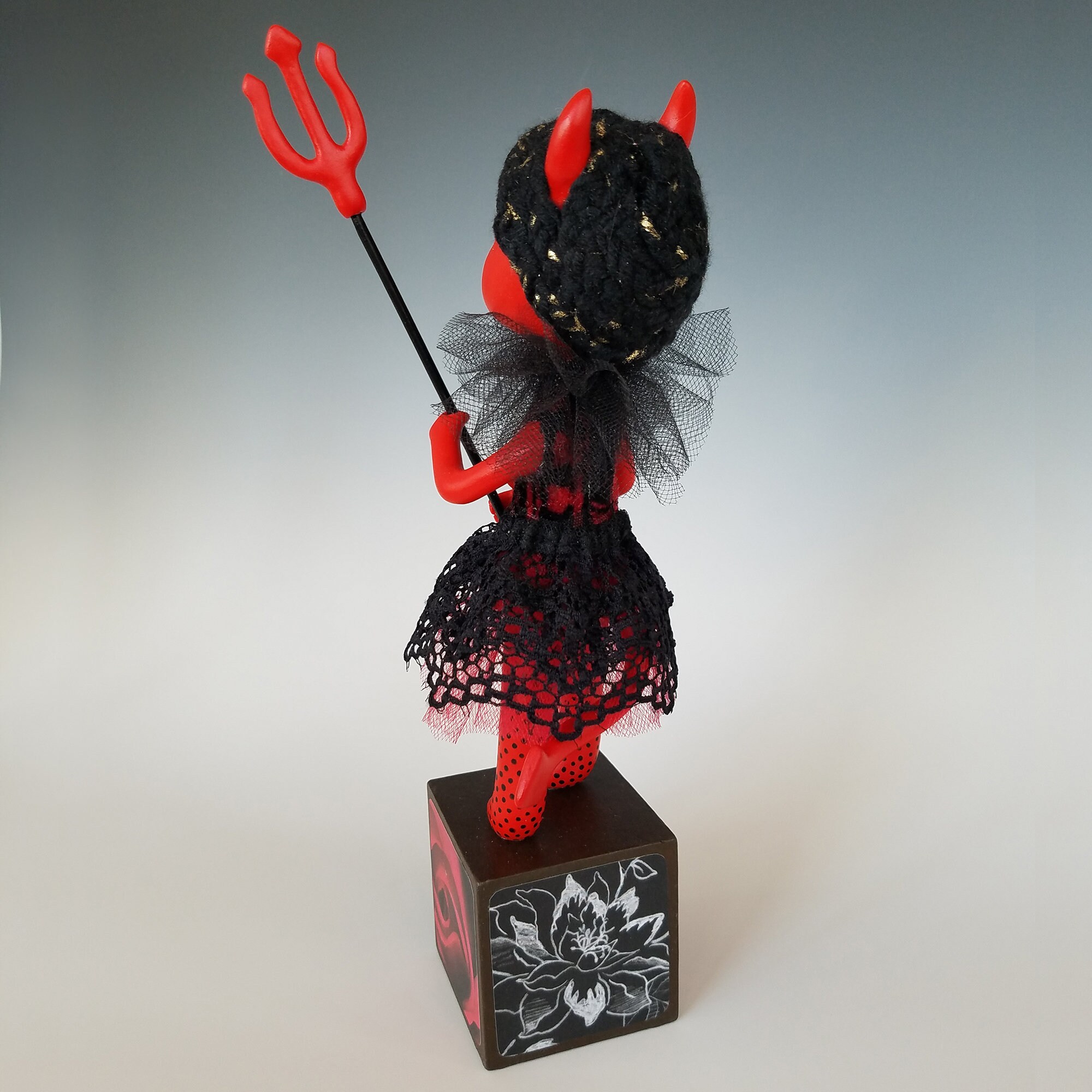 Little Devil Miniature Art Doll Halloween Art Doll OOAK Art - Etsy