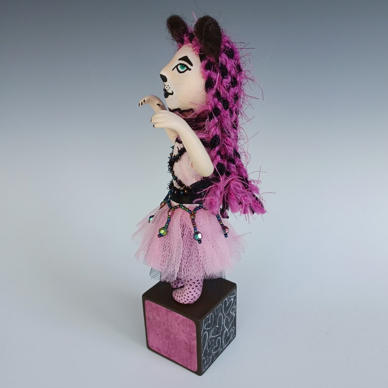 Kitty Kat Miniature Art Doll, Halloween Art Doll, OOAK Art Doll ...
