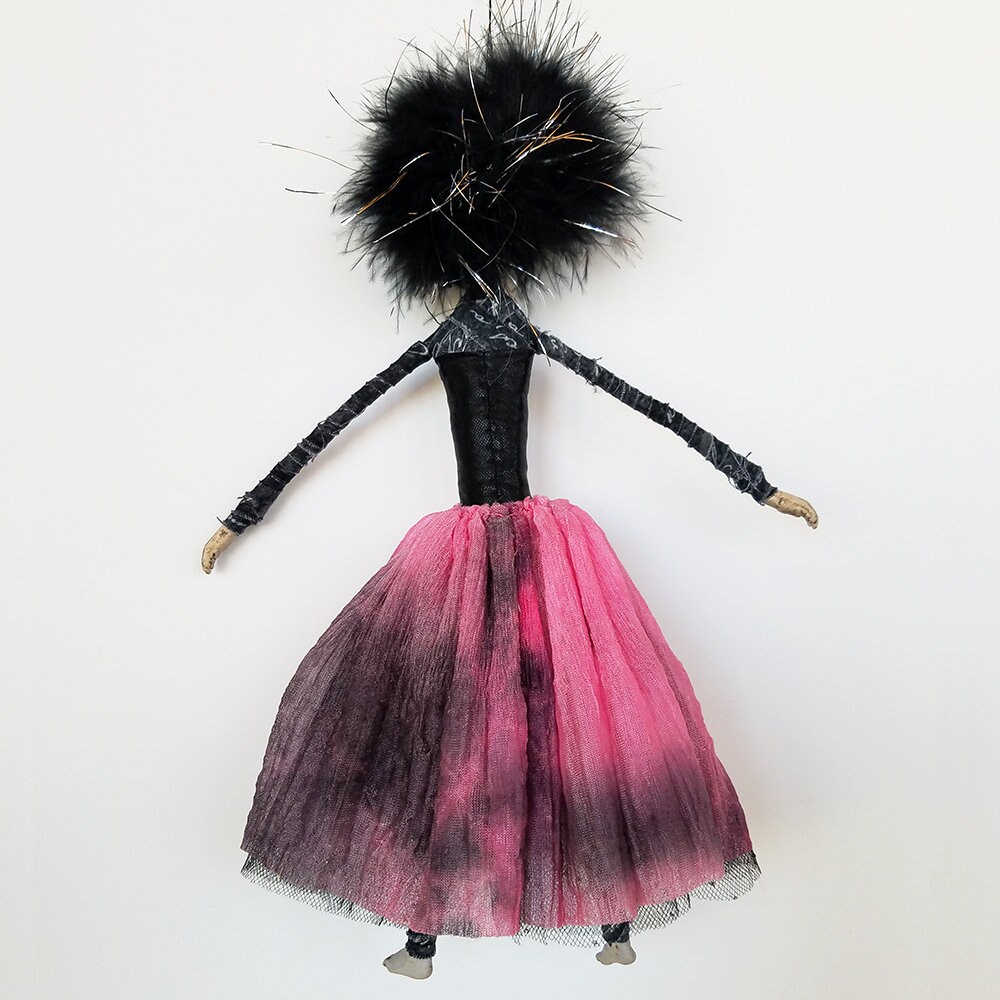 Zelda Zombie Mixed Media Art Doll, Halloween Art Doll, Ghoulish Art ...