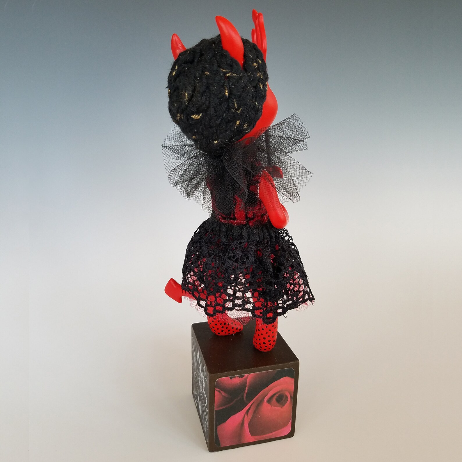 Little Devil Miniature Art Doll, Halloween Art Doll, OOAK Art Doll ...