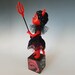Little Devil Miniature Art Doll, Halloween Art Doll, OOAK Art Doll ...