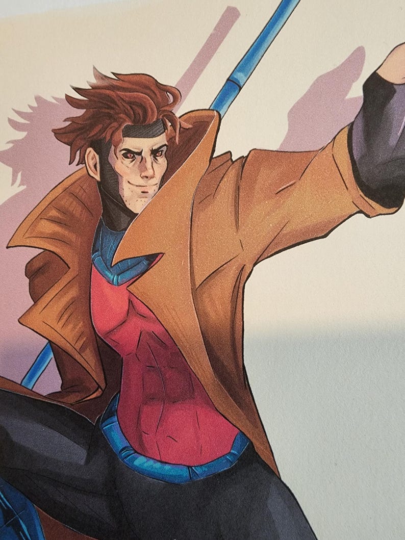 X-men Inspired Print - Kinetic Card - Etsy