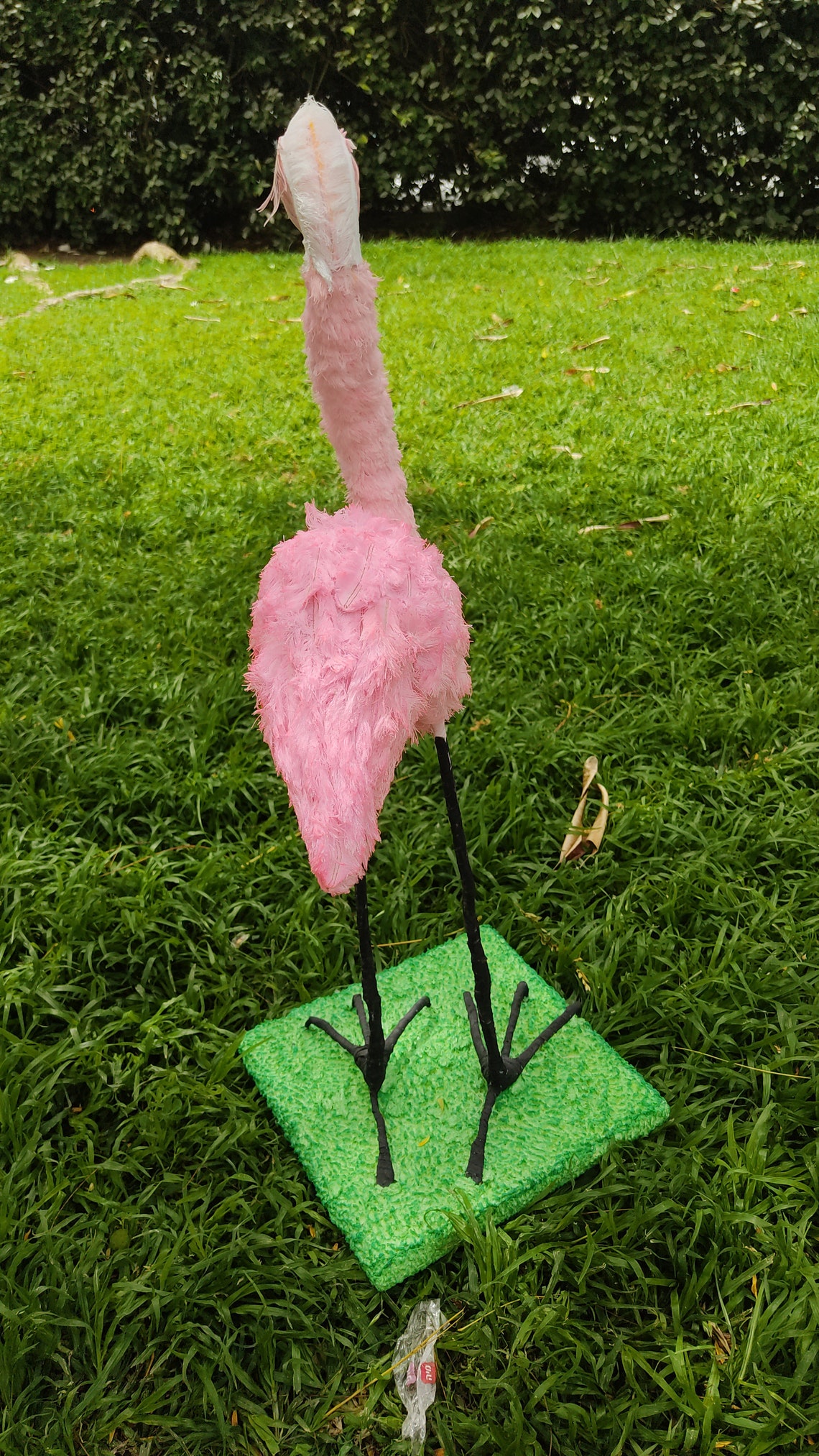 Hand-made Tall, Flexible Pink Flamingo. Stand Alone. Home Decor ...