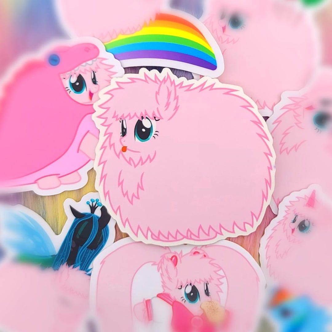 Fluffle Puff OG 3" Sticker Set - Etsy