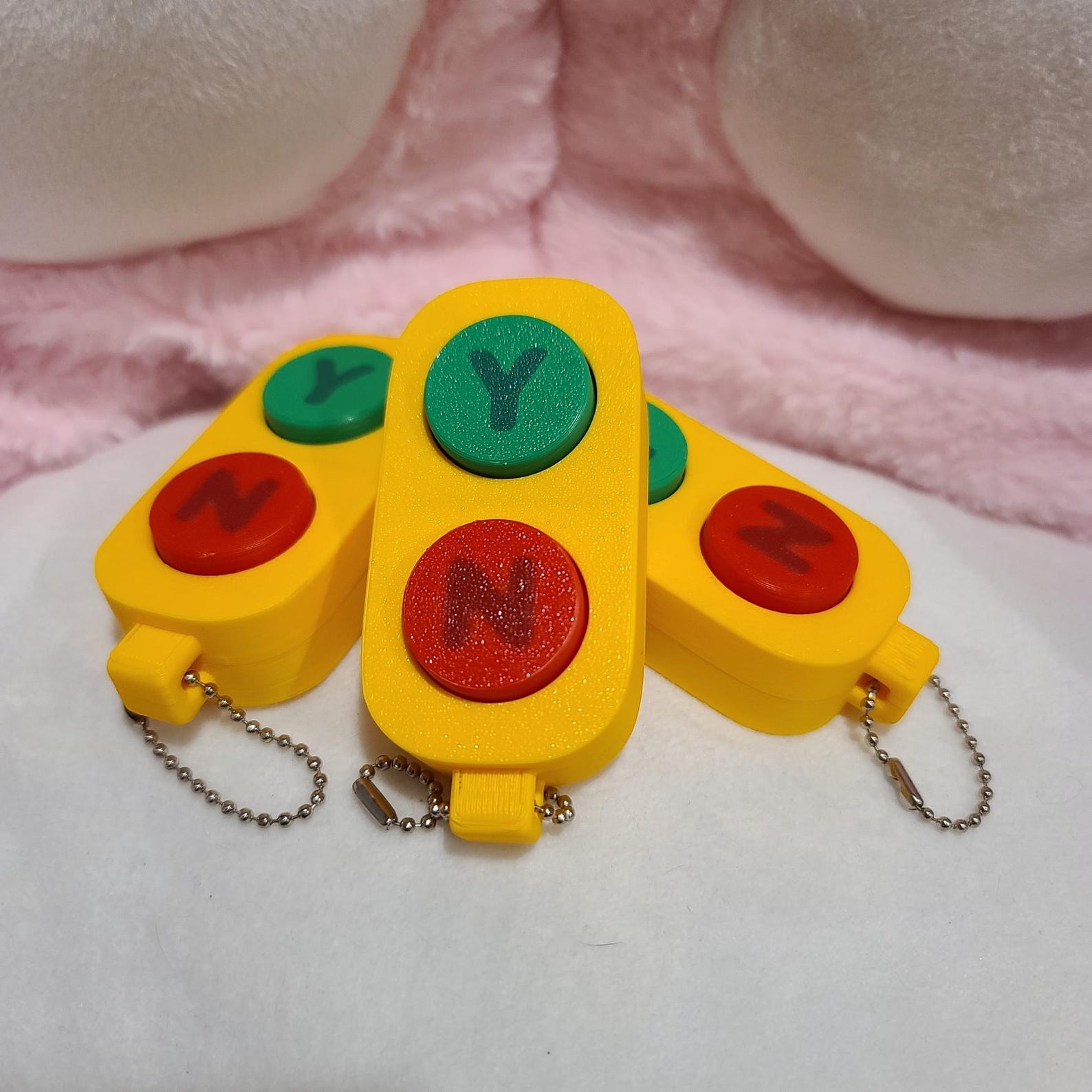 Bluey Yes No Clicker 3" Fidget Toy - Etsy