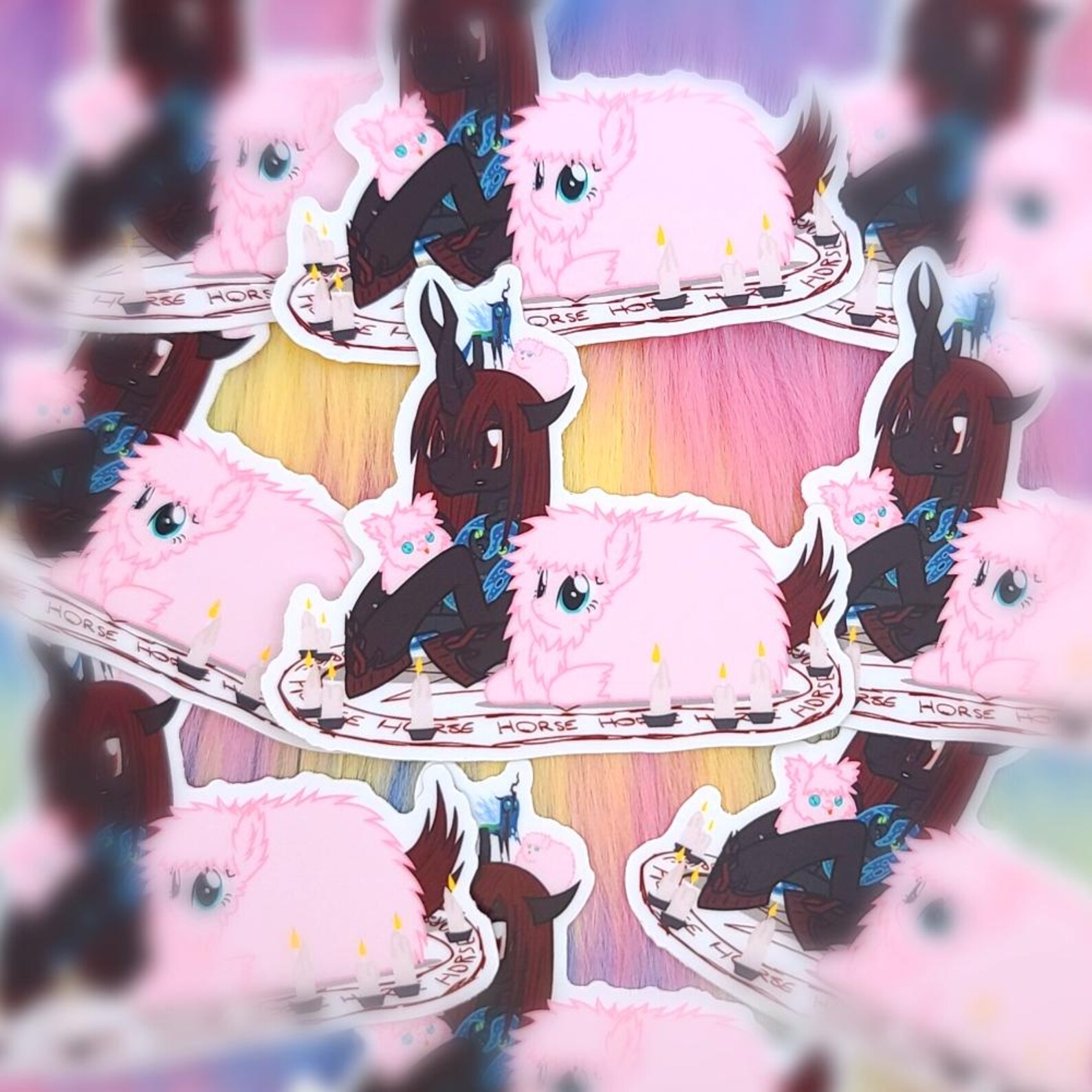 Summoning Circle OG Fluffle Puff 3 Sticker - Etsy