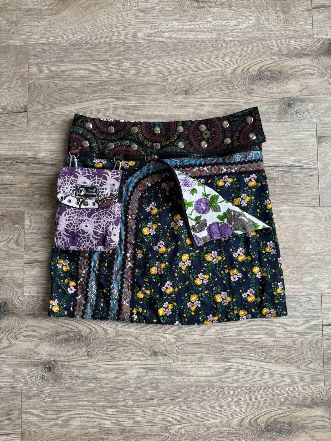 Vintage Zand Amsterdam Hand Made Women’s Wrap Mini Skirt Rare Size M - Etsy