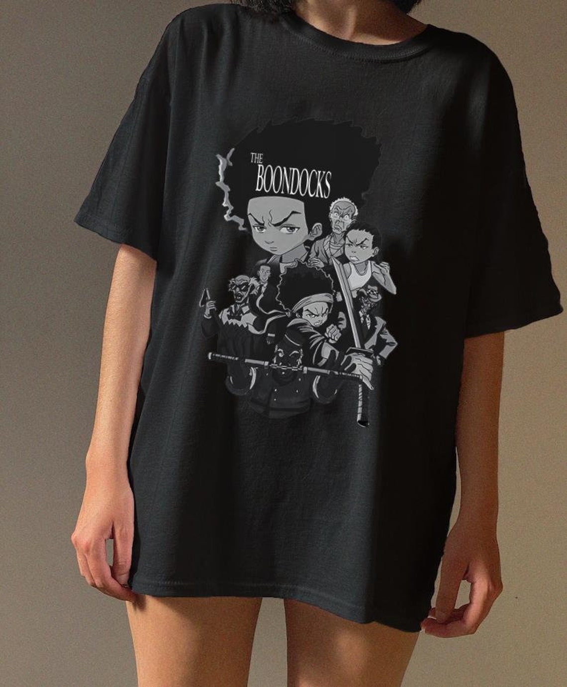Vintage Boondocks Graphic Tee: Unisex Heavy Cotton Y2K Shirt - Etsy
