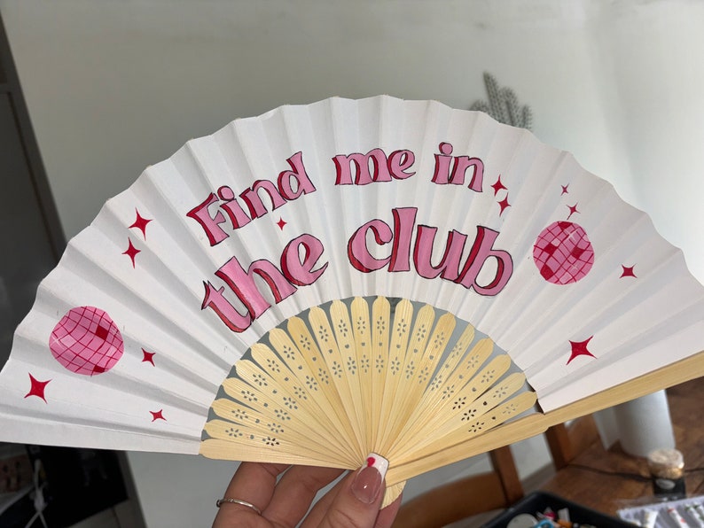 Hand Painted Fans - Etsy