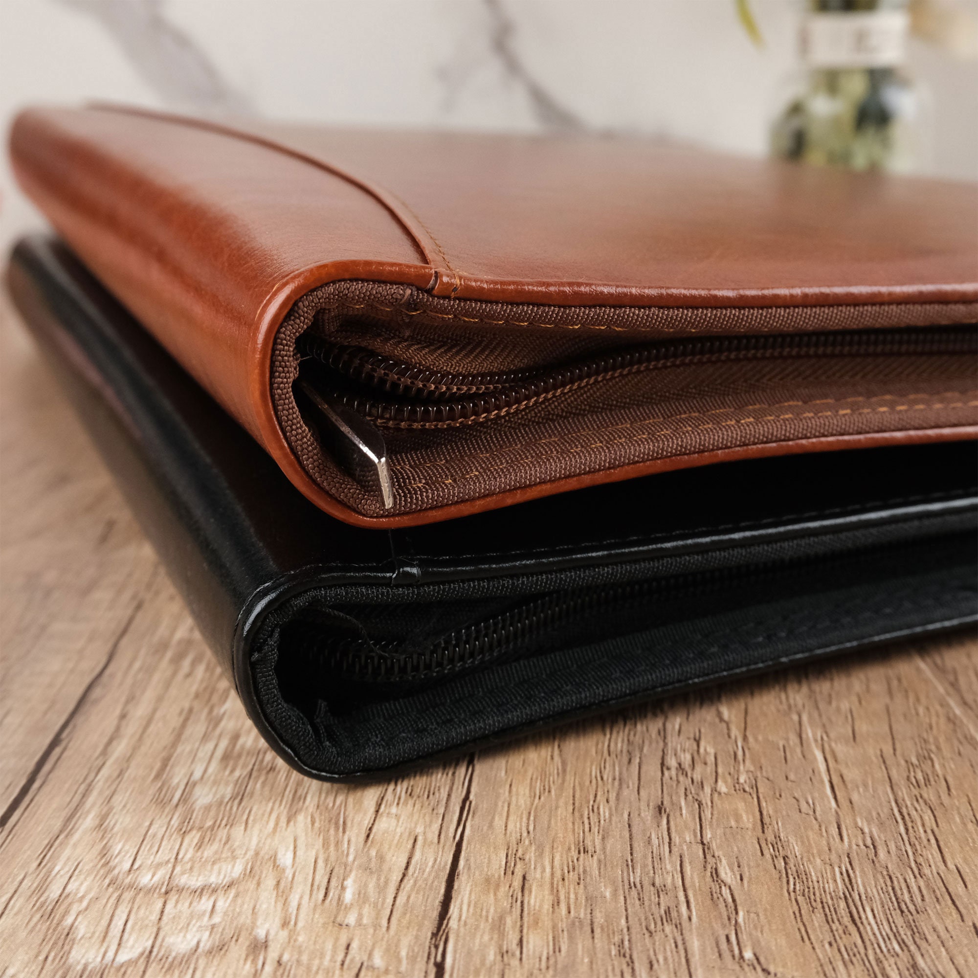 Personalized A4 Leather Portfolio, Custom Portfolio With Name, A4 ...