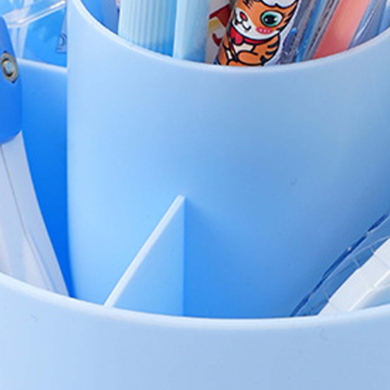 Creative Rotating Pen Holder, 7 Colors Stationary Holder, Office ...