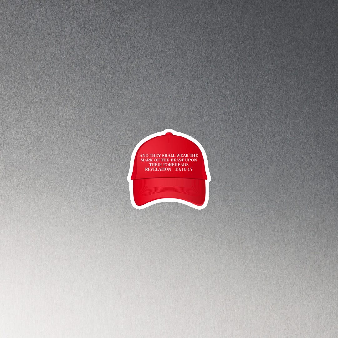 Anti-trump, Anti-maga, Trump Beast, Beast Forehead, Red Hat Magnet ...