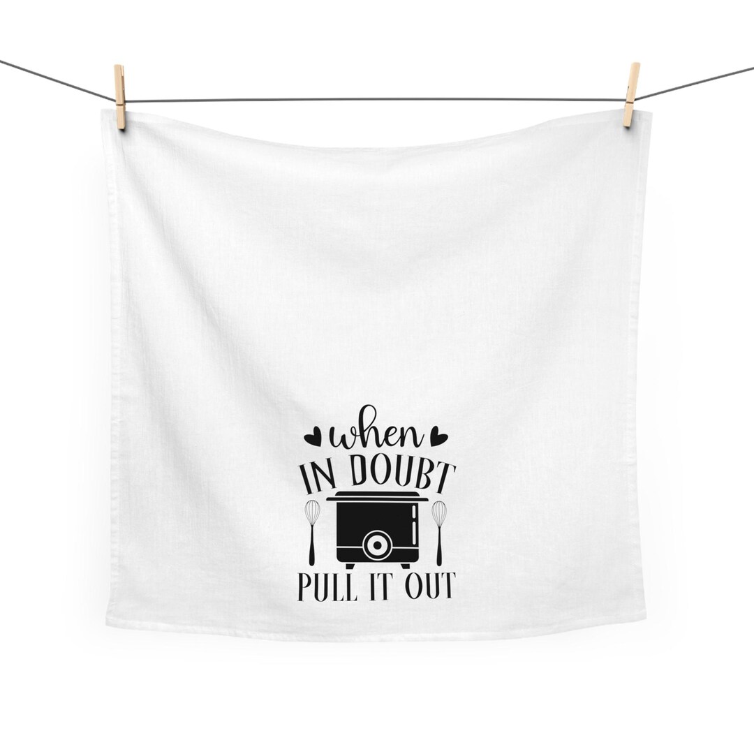 Funny Kitchen Towel, Crock Pot Humor Design, Housewarming Gift - Etsy