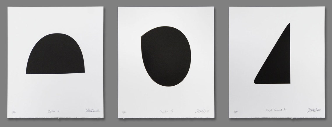 Letter Counter Print Set - Etsy