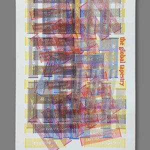 Global Tapestry Print, Multi-pass Letterpress Art (12x18) - Etsy