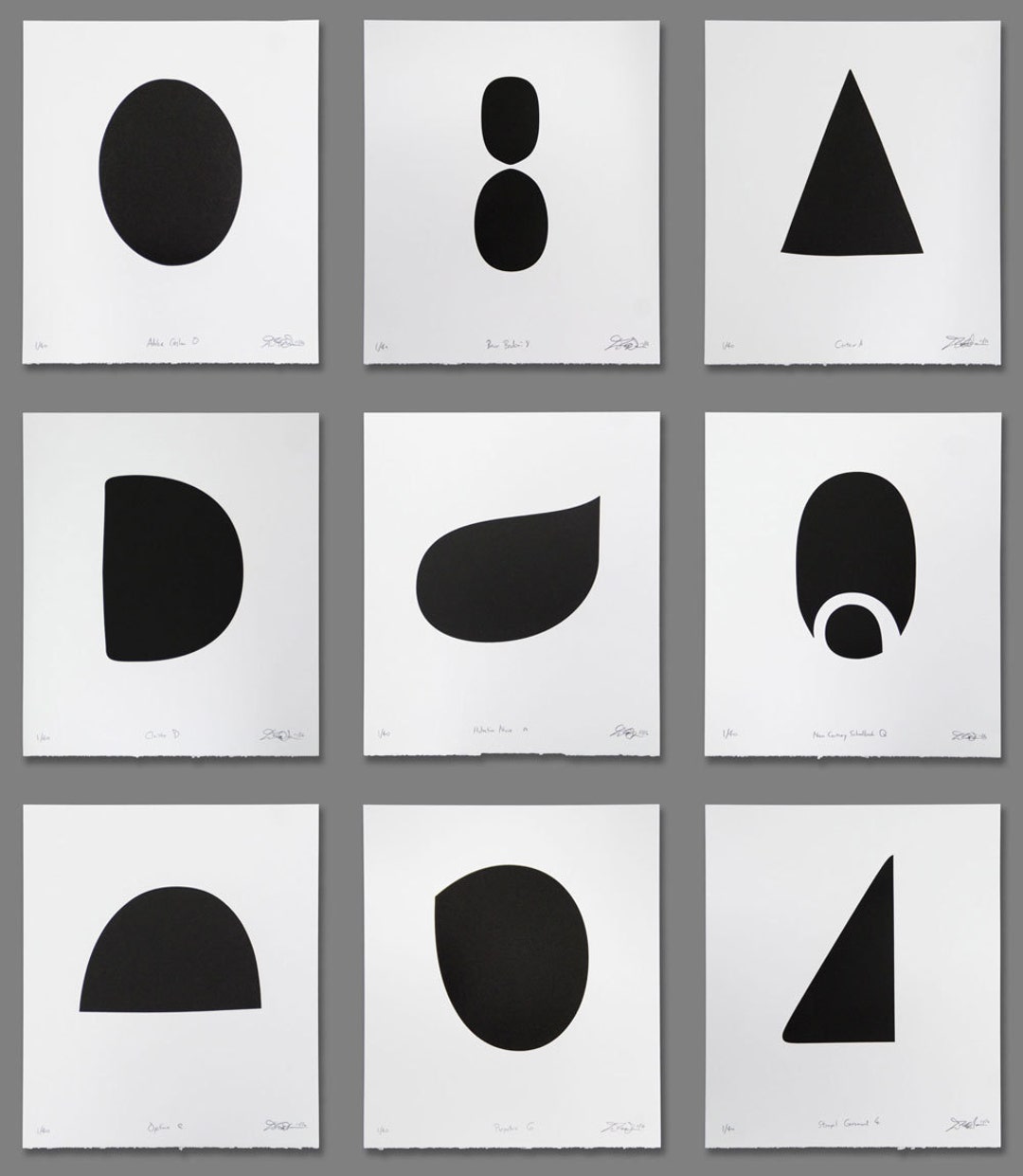 Letter Counter Print Set - Etsy