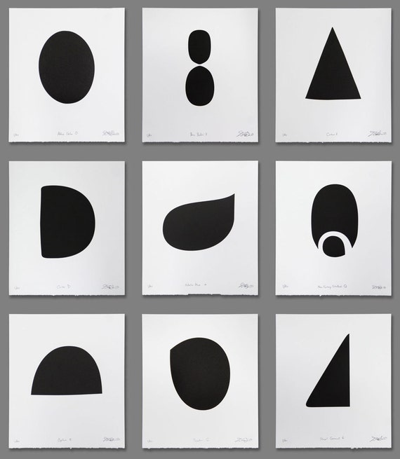 Letter Counter Print Set - Etsy