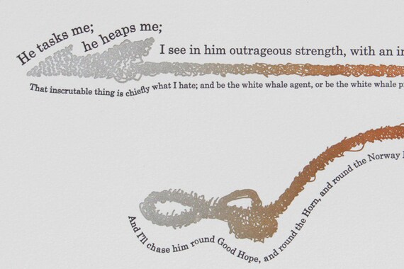 He Tasks Me Letterpress Print | Etsy