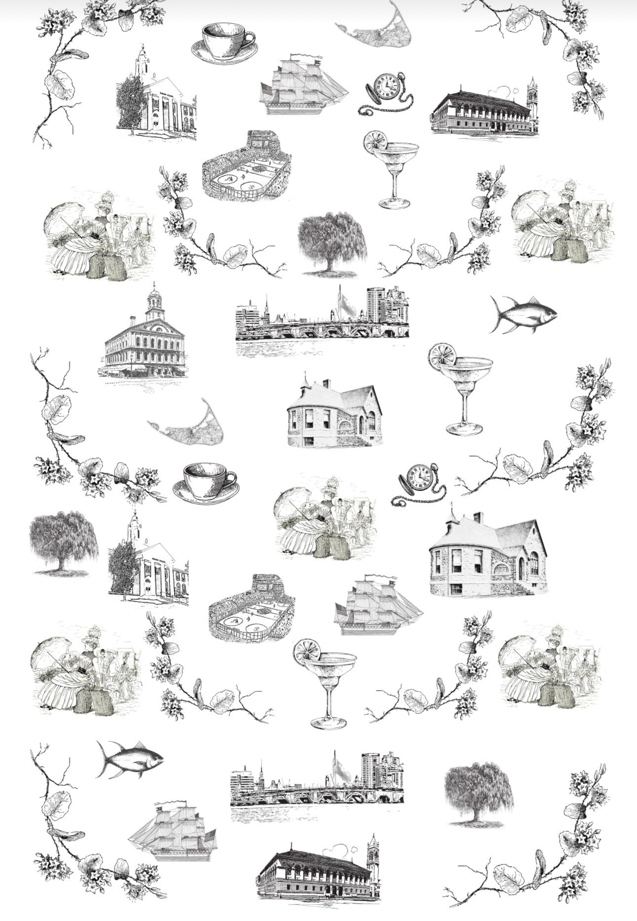 Custom Toile Print Bachelorette, Wedding, Birthday - Etsy