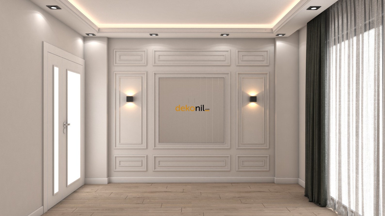 Parıs Custom Wall Design, Wall Molding Kit, Wall Molding Package,diy ...